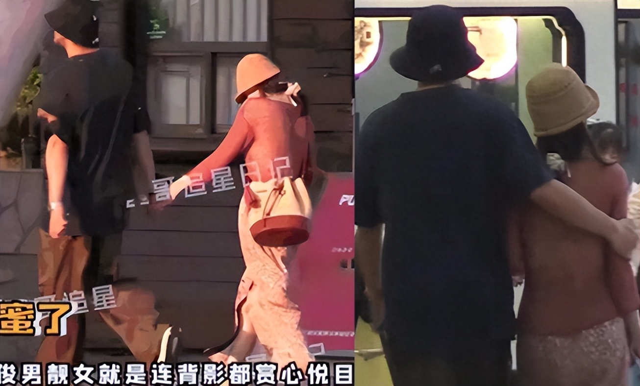 Zhong Chuxis New Relationship Was Exposed She Hugged The Muscular Hunk Hou Wenyuan In The