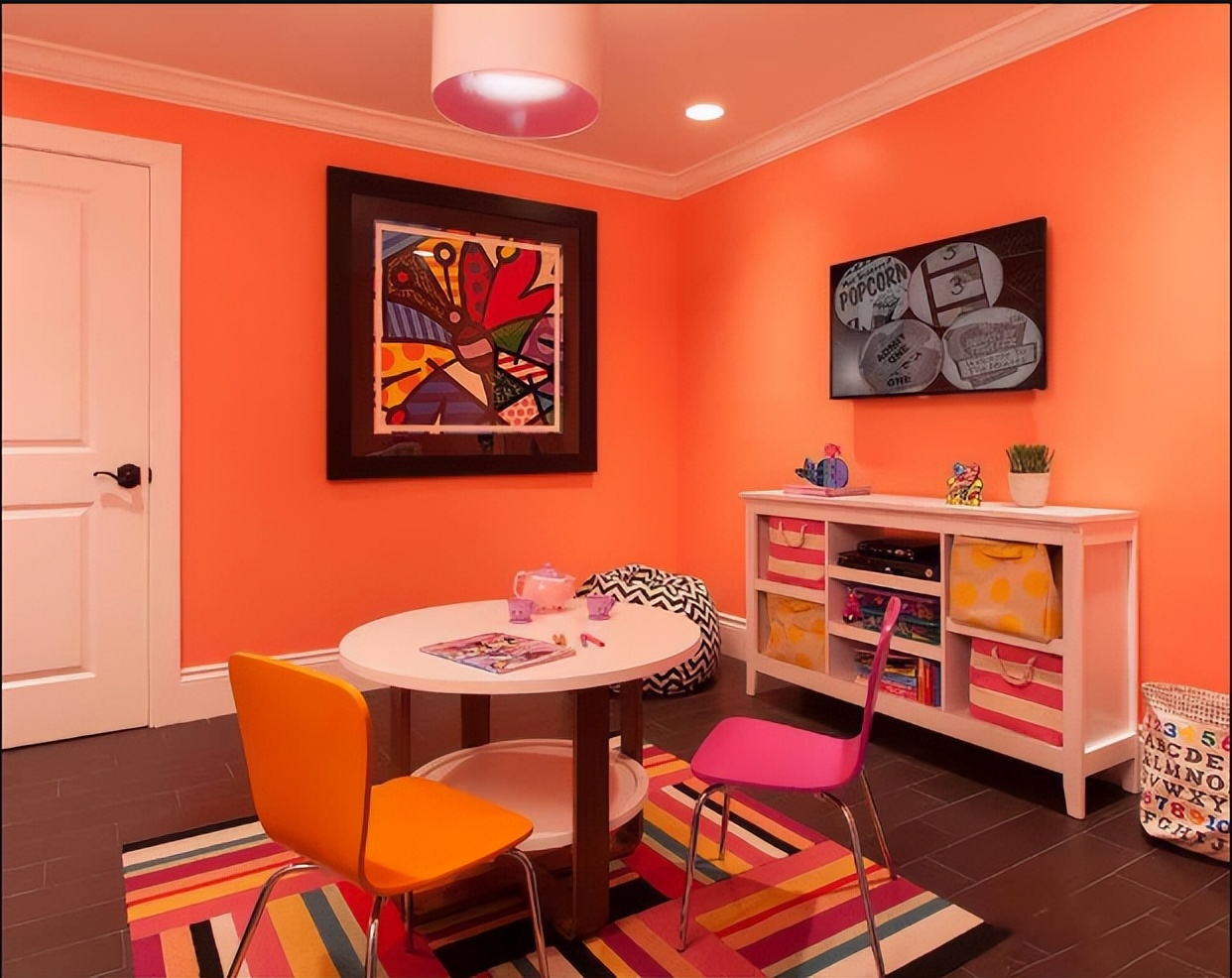 The "function" of color in interior decoration brings people "visual ...