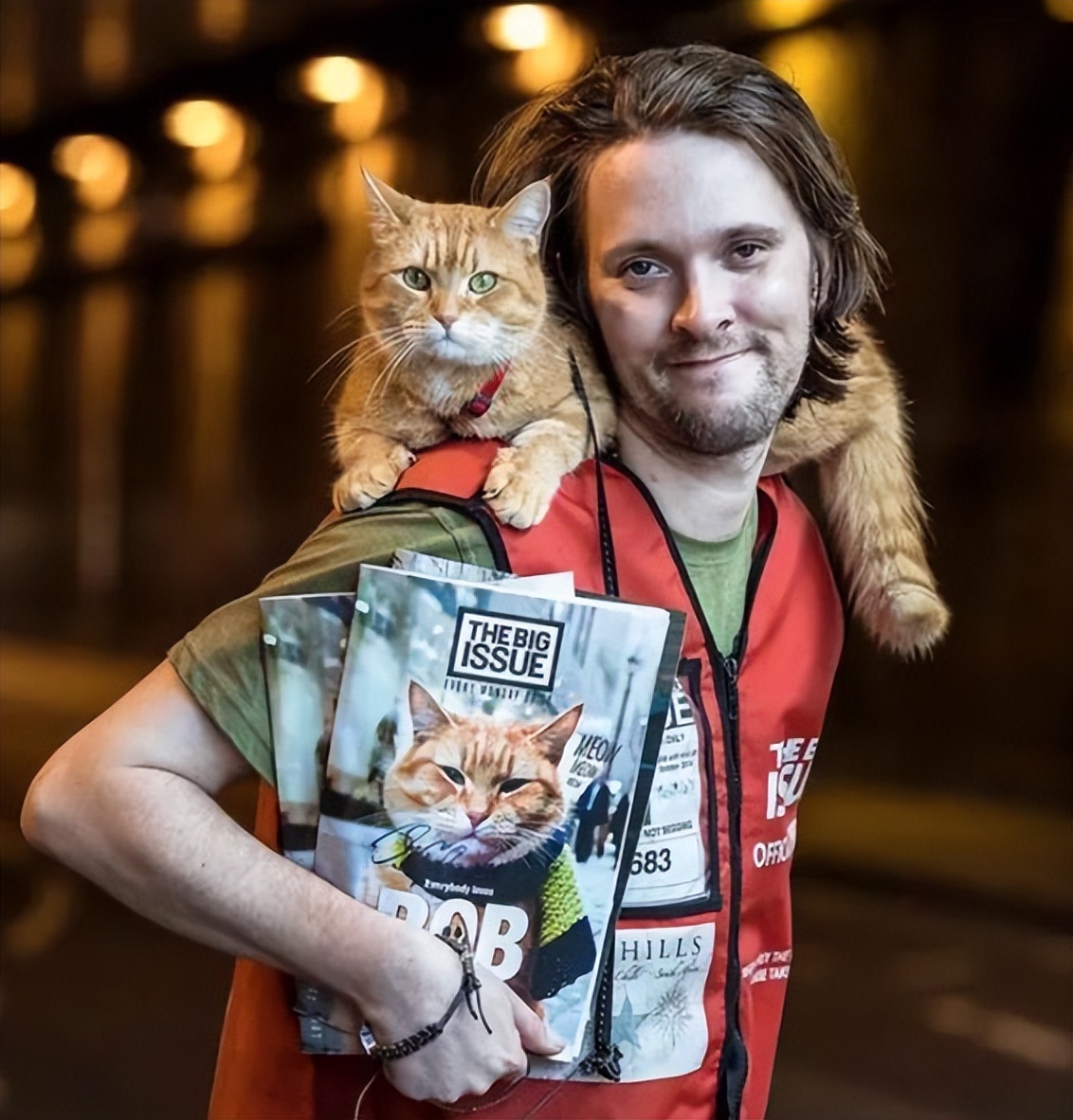 London homeless man reached the pinnacle of life because of a cat ...