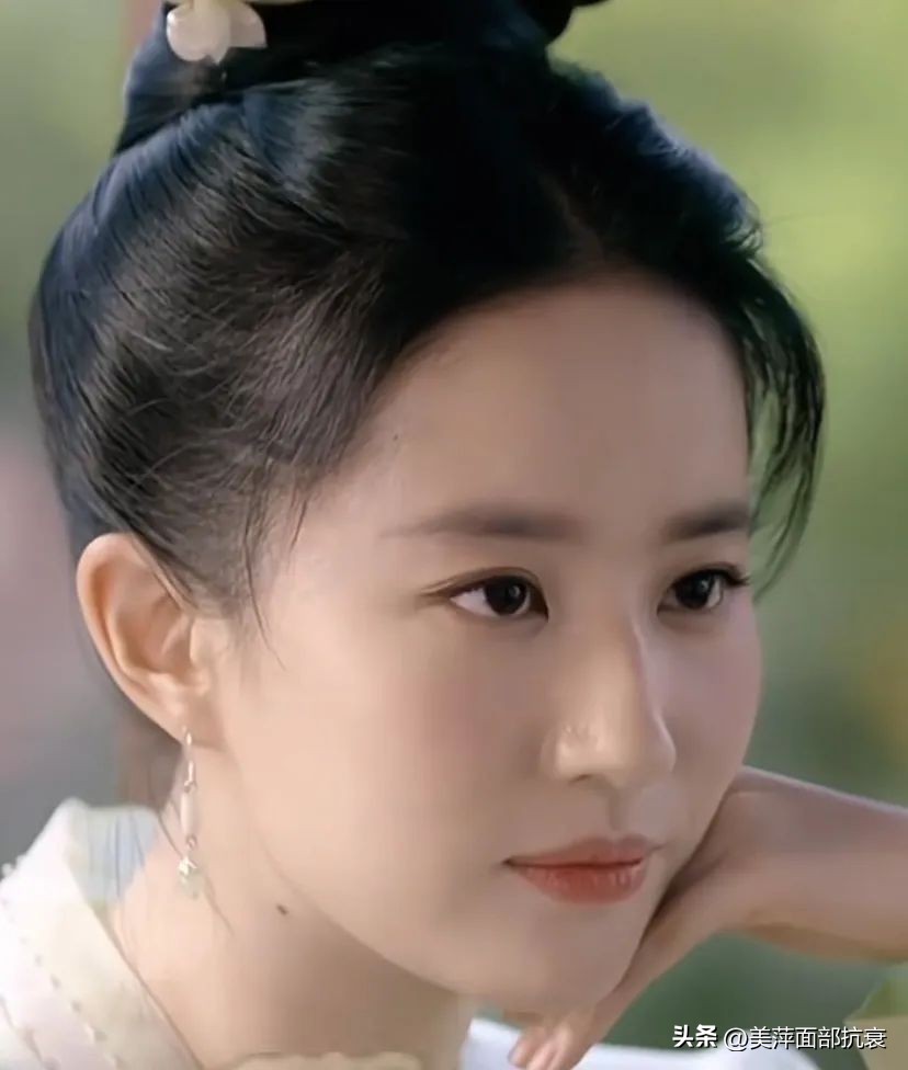 How can a long face and high cheekbones handle Liu Yifei's fairy code ...