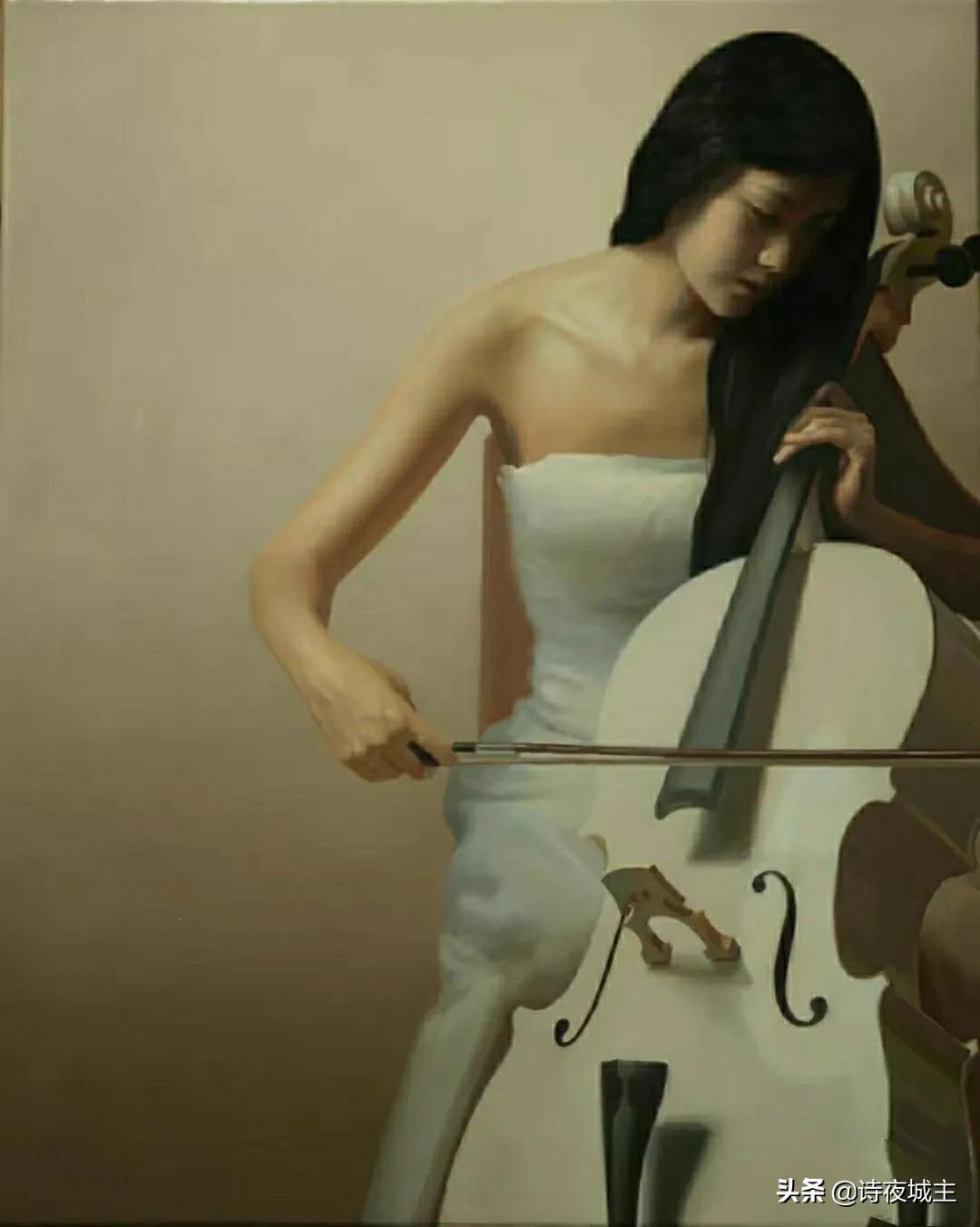 Appreciate the rich, grotesque and sad demeanor of women's oil ...