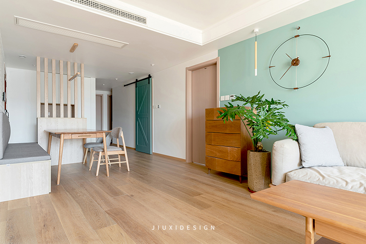 "Jiuqi Design" is 125 square meters without knocking or smashing ...