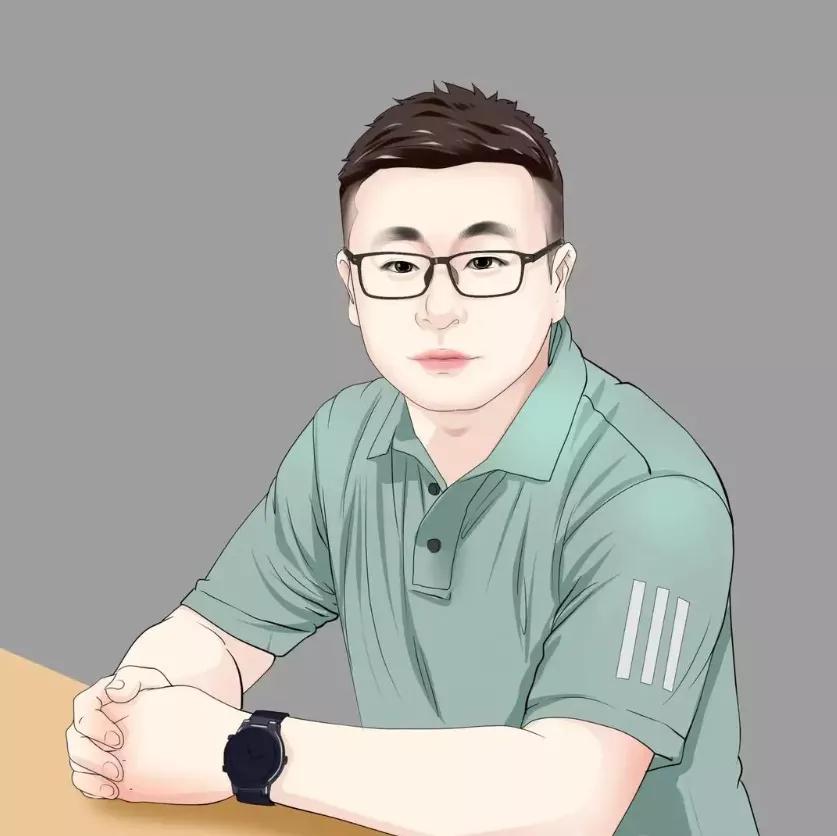 It's time to change your avatar, the man's hand-painted realistic style ...
