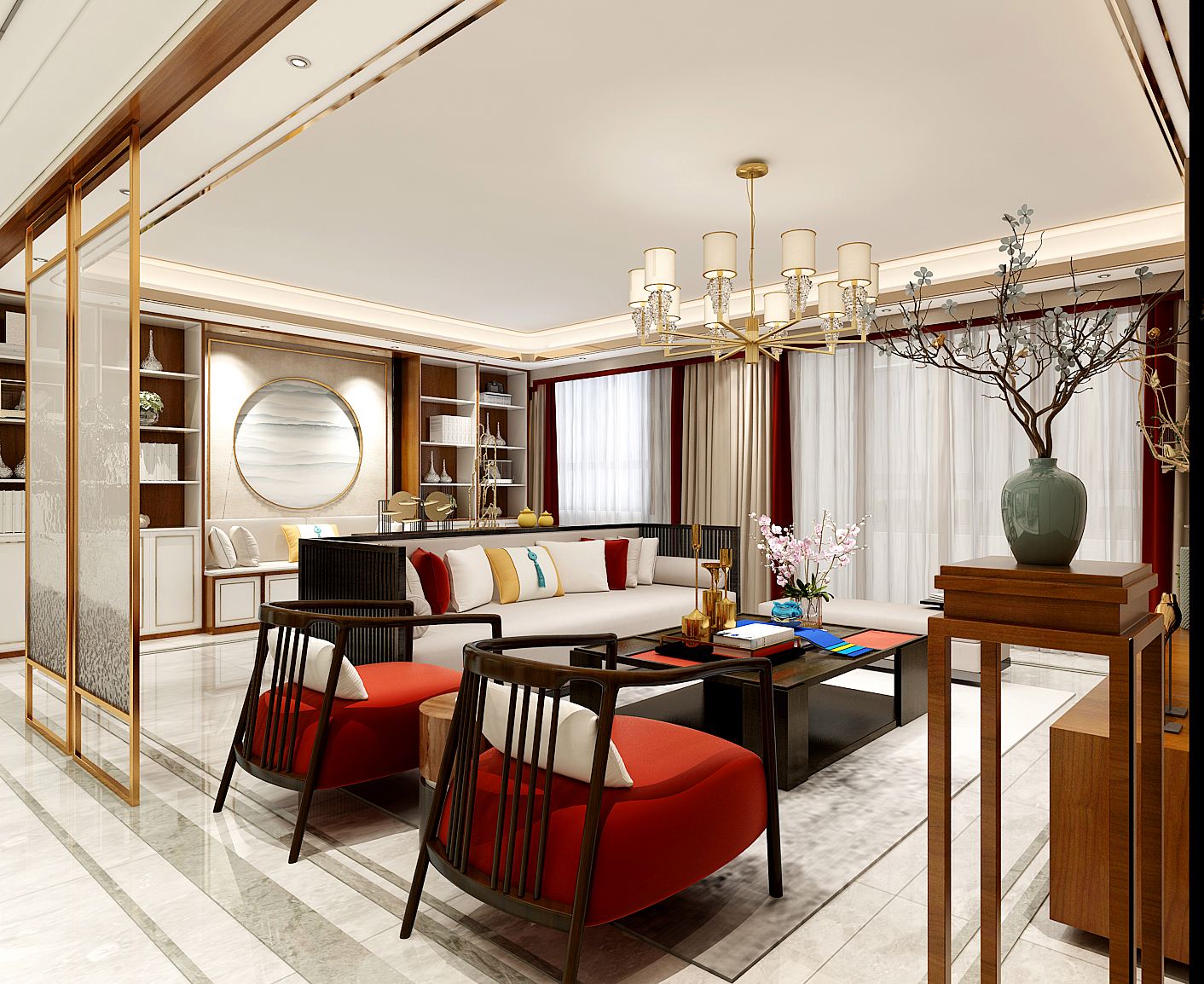 The characteristics of new Chinese decoration style in rural house ...