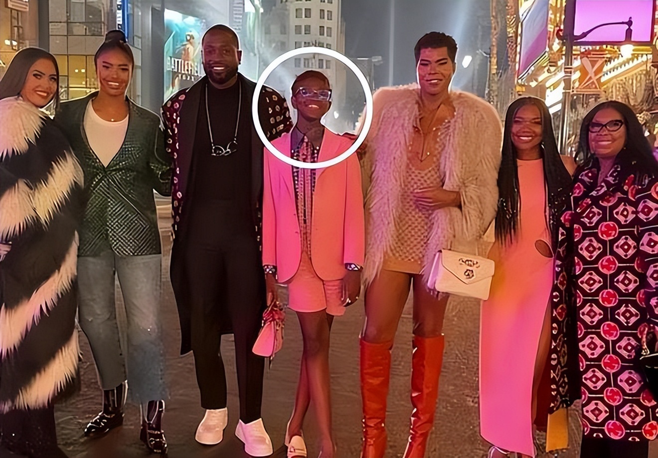 Beautiful features! Wade's youngest son is a car model. He is 15 years ...