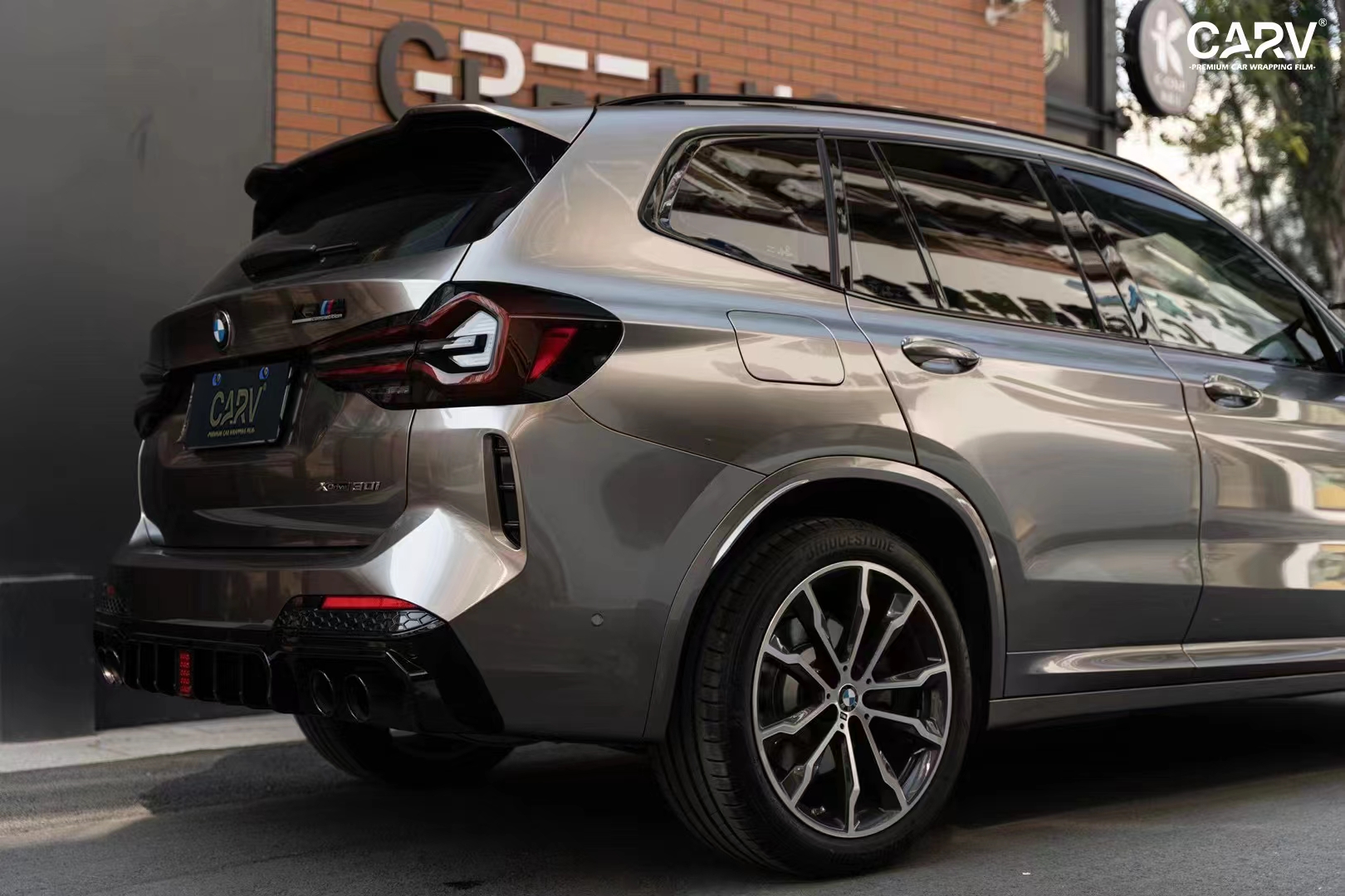 BMW X5 Cafu color change film platinum liquid metal silver, high ...