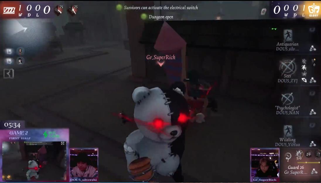 第五人格深淵的呼喚Ⅵ全球總決賽 5月2日 第一場 Gr vs DOU5第二局 - 頭條匯