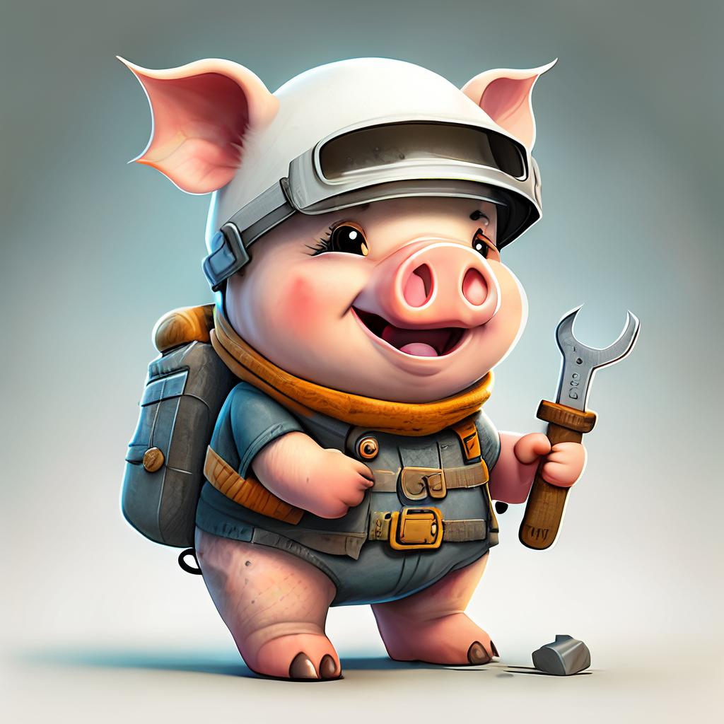 Cartoon pig series - iNEWS