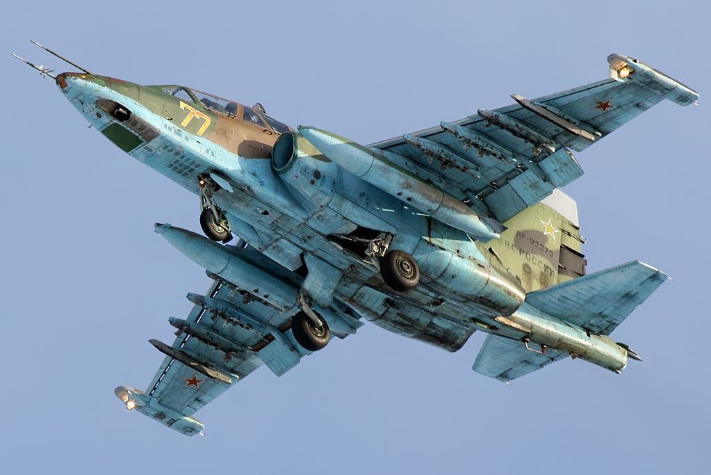 Russian version of A-10 Warthog: Su-25 attack aircraft frog feet - iNEWS