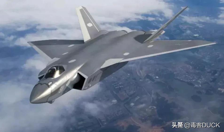 Looking at the future JH-20 fighter jet from the US F-22 combat ...