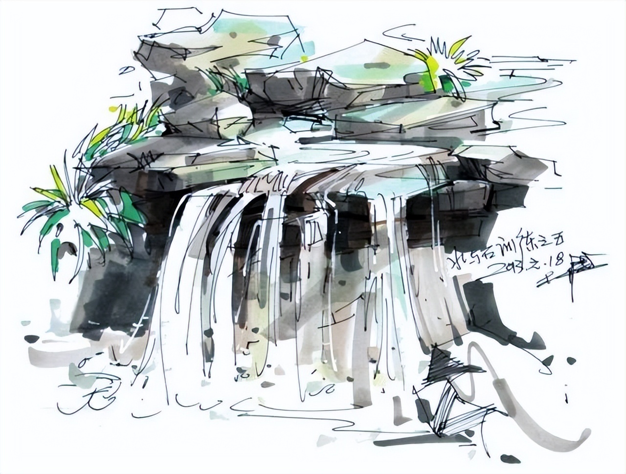 How to draw a landscape by hand?very detailed information - iNEWS