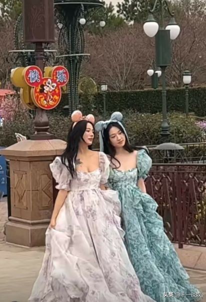 Xiaoyu Begonia Disney took a photo shoot, and her fiancé Frozen Fish ...