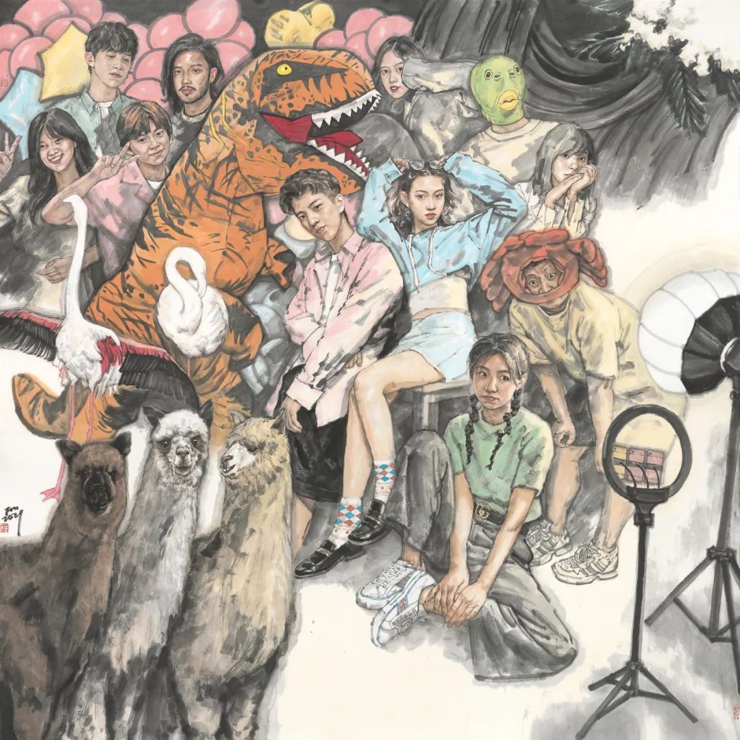 "Ink Elephant" Pictorial Notes - Fan Mo's Figure Paintings - iNEWS