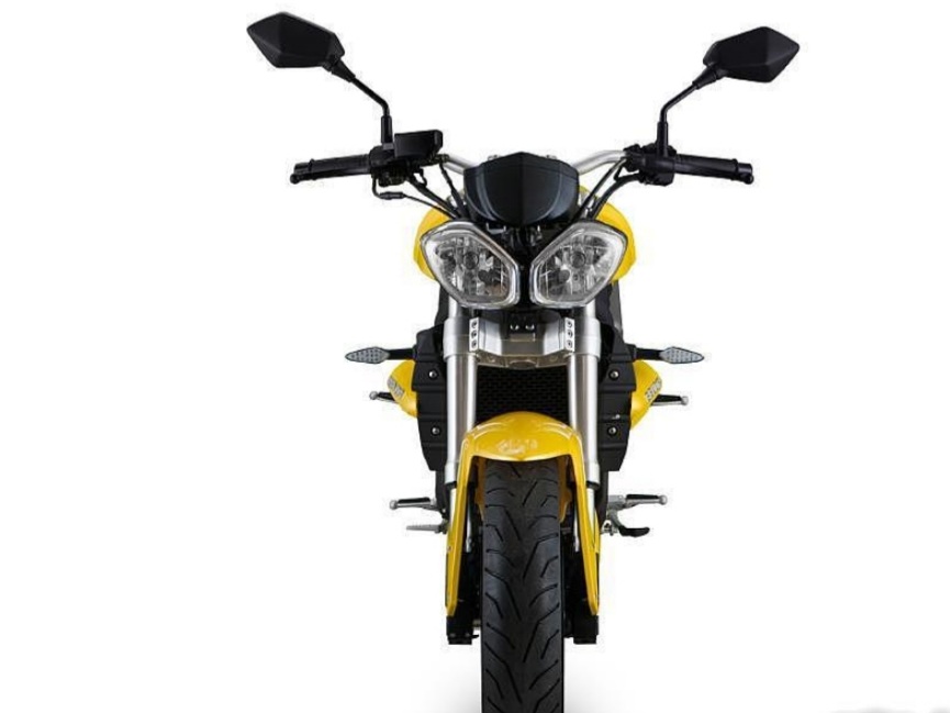 The Benda Fire Dance 250 has a unique appearance, the dual headlights ...