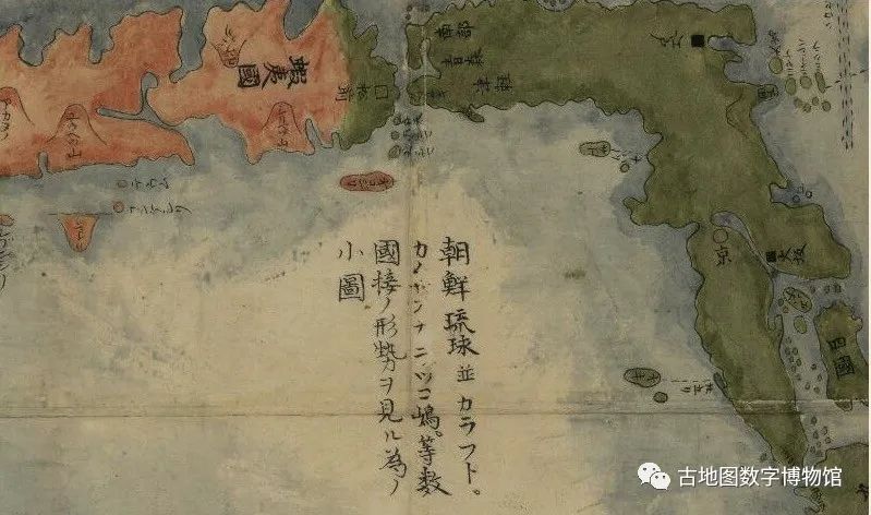 "Rare Map" Japanese-painted "Complete Map of the Ryukyu Kingdom ...