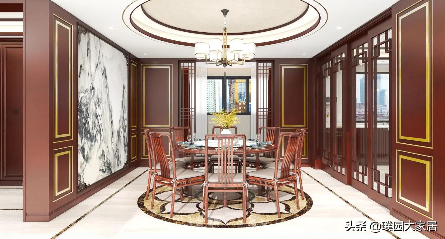 The design of the new Chinese restaurant is more beautiful, select 50 ...