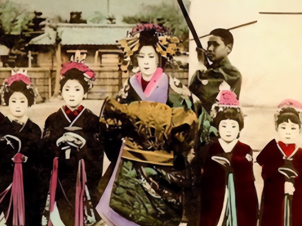 Japanese oiran culture, the status is very noble, you can choose guests ...