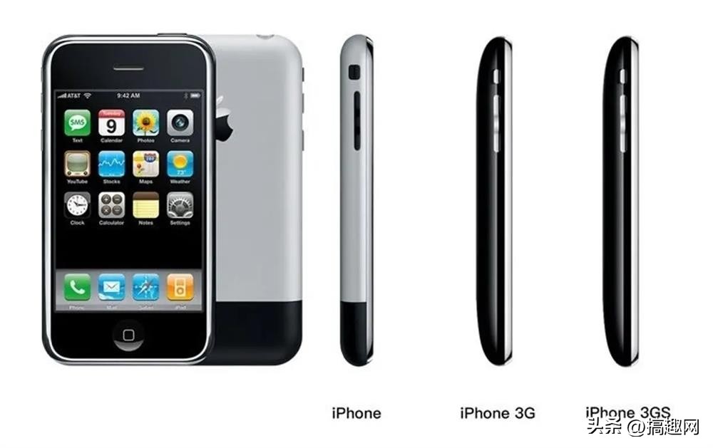 A summary of the appearance design comparison of iPhone generations ...