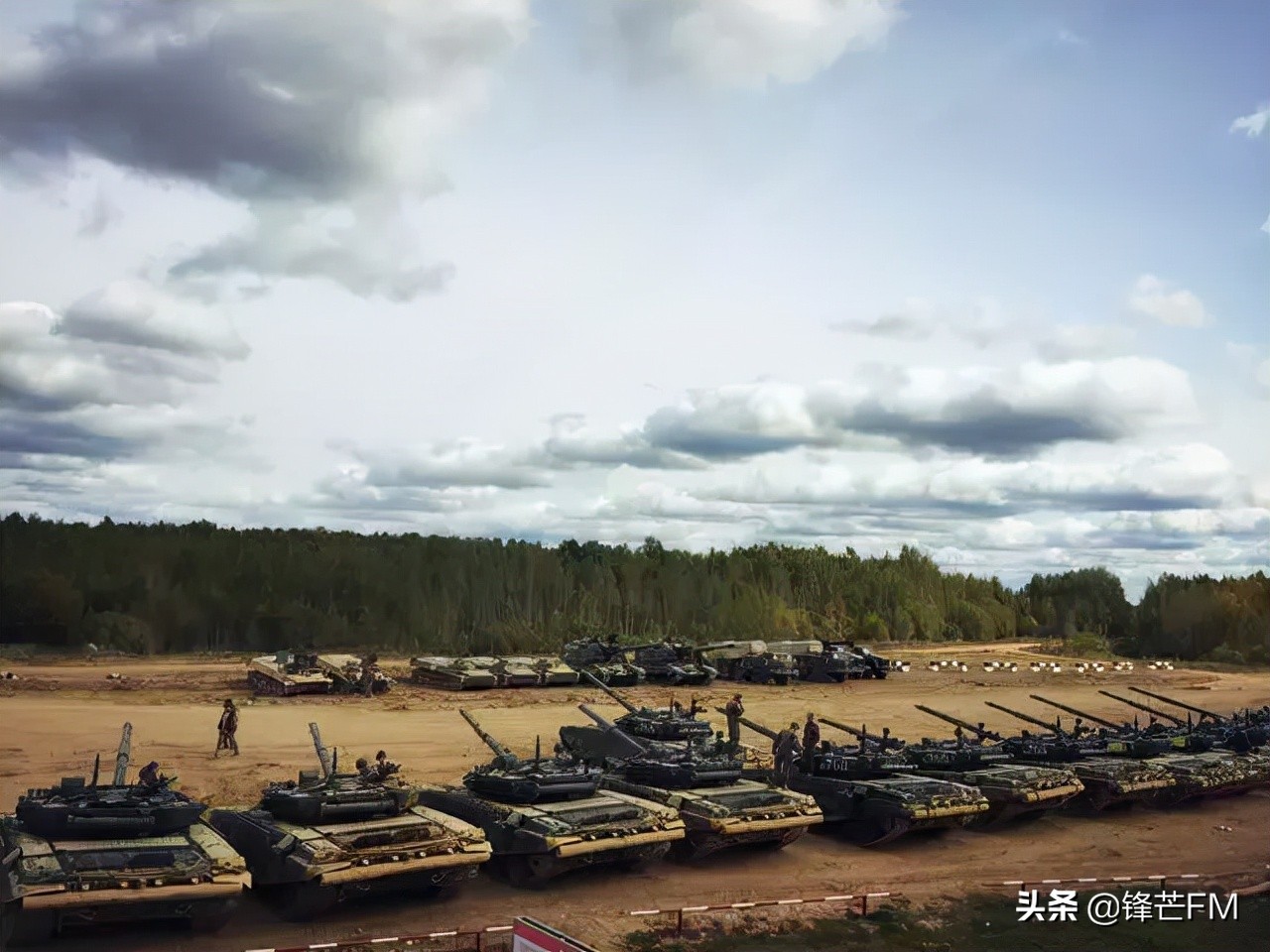 The elite force of the Russian Army, the 1st Tank Army of the Russian ...