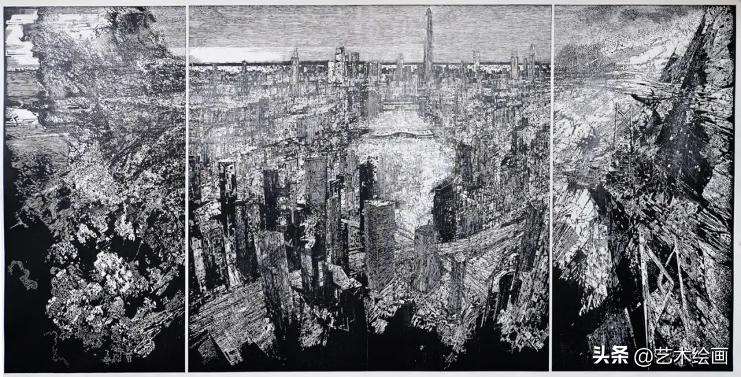 Appreciation of prints by Huang Qiming, a professor at Guangzhou ...