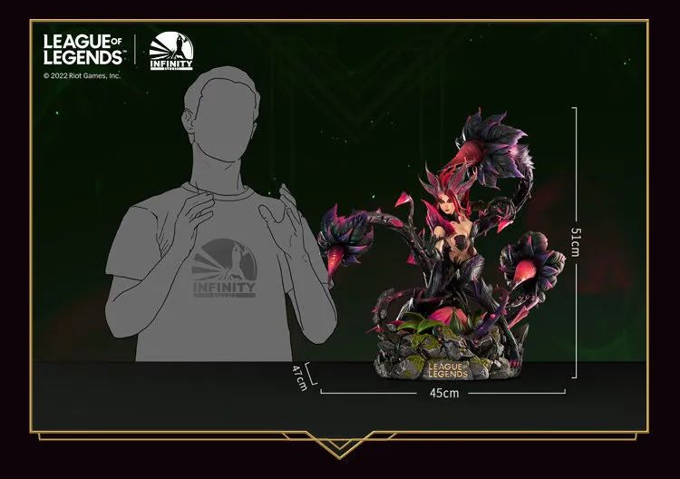 Kaitian actually released a statue of Zyra in "League of Legends" - iNEWS