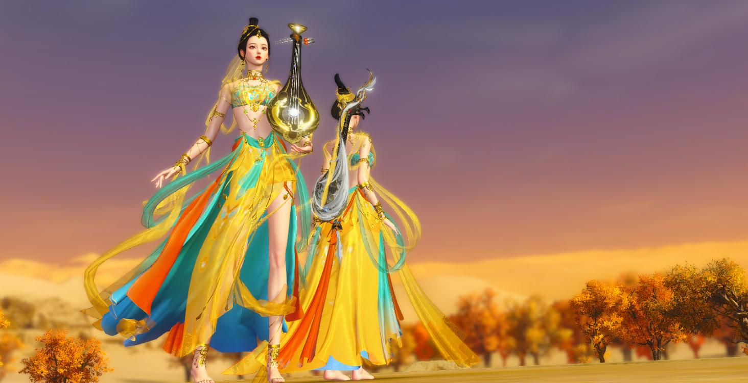 Stars get together COS Dunhuang Feitian: Chen Douling, Zhang Yuxi, Tang ...