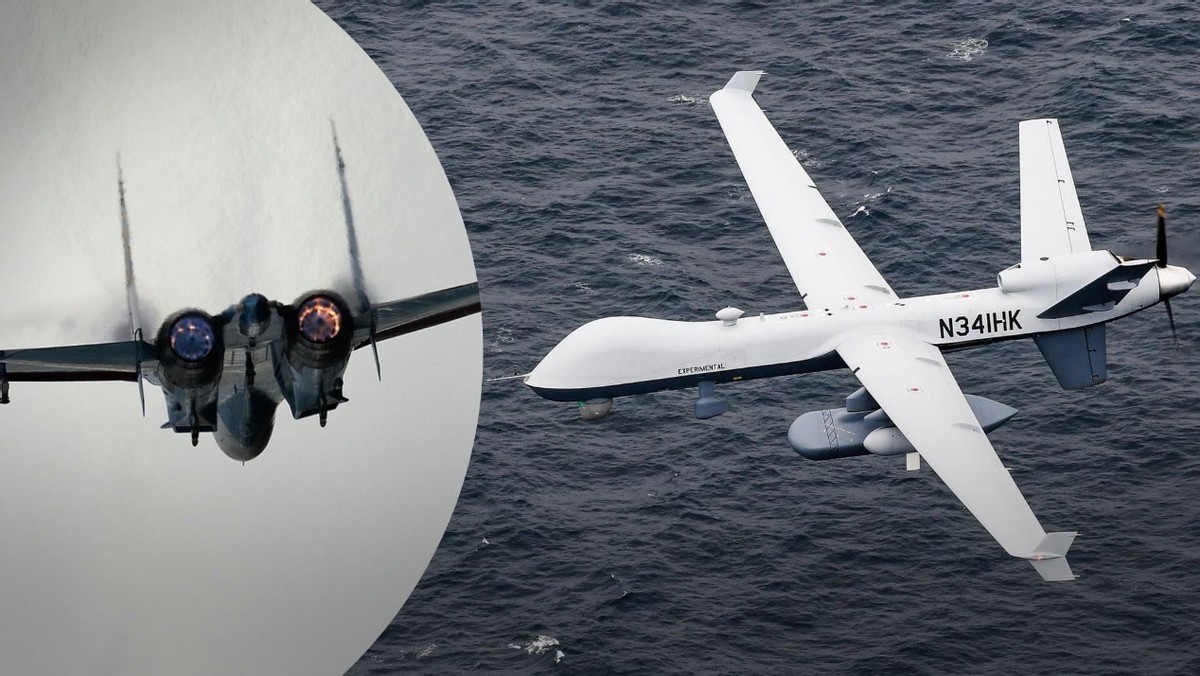 The US "Reaper" drone was knocked down by the Su-27? No, it's more ...