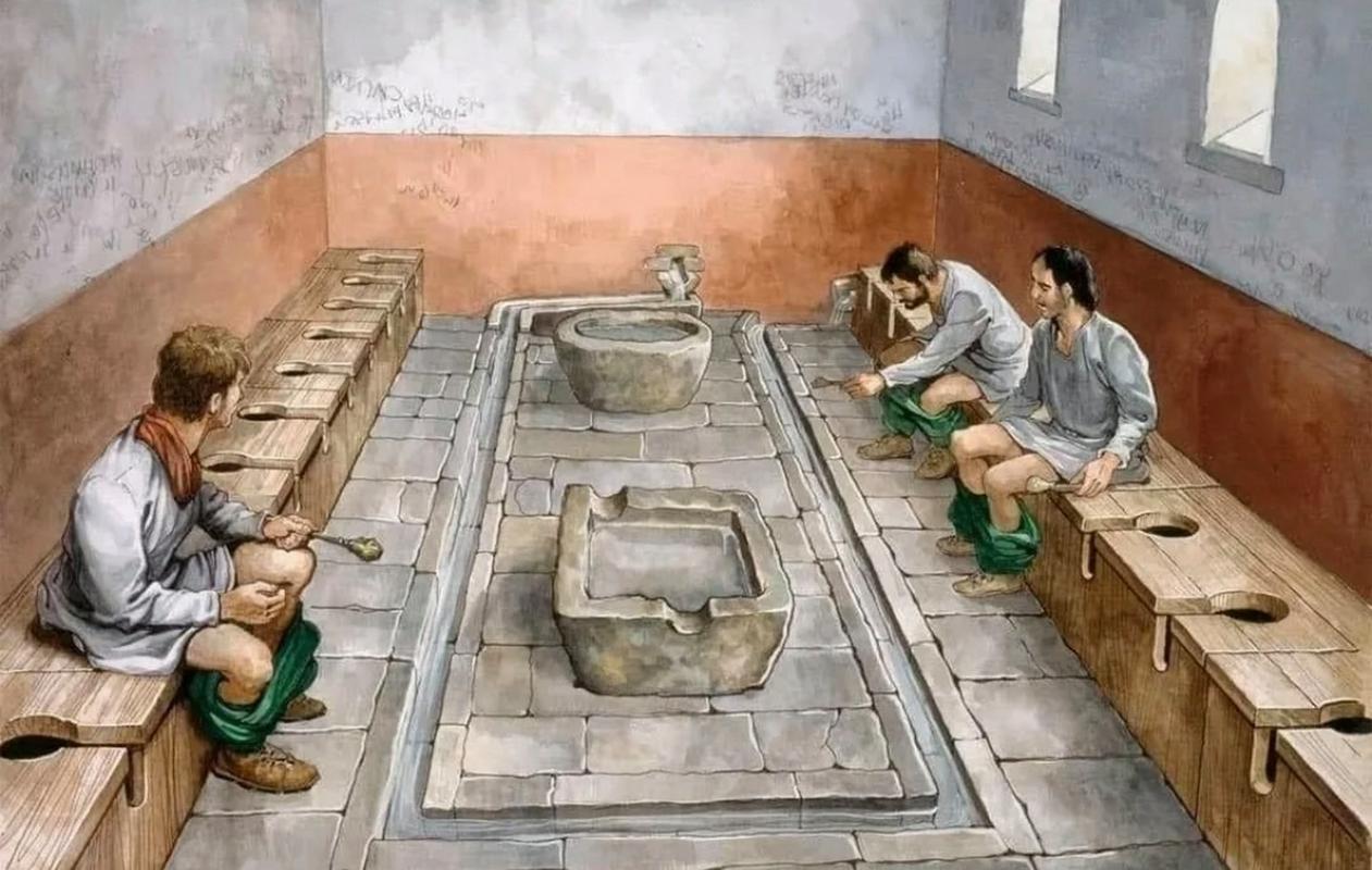 How did the ancient Romans use the toilet? Why is feces considered a ...