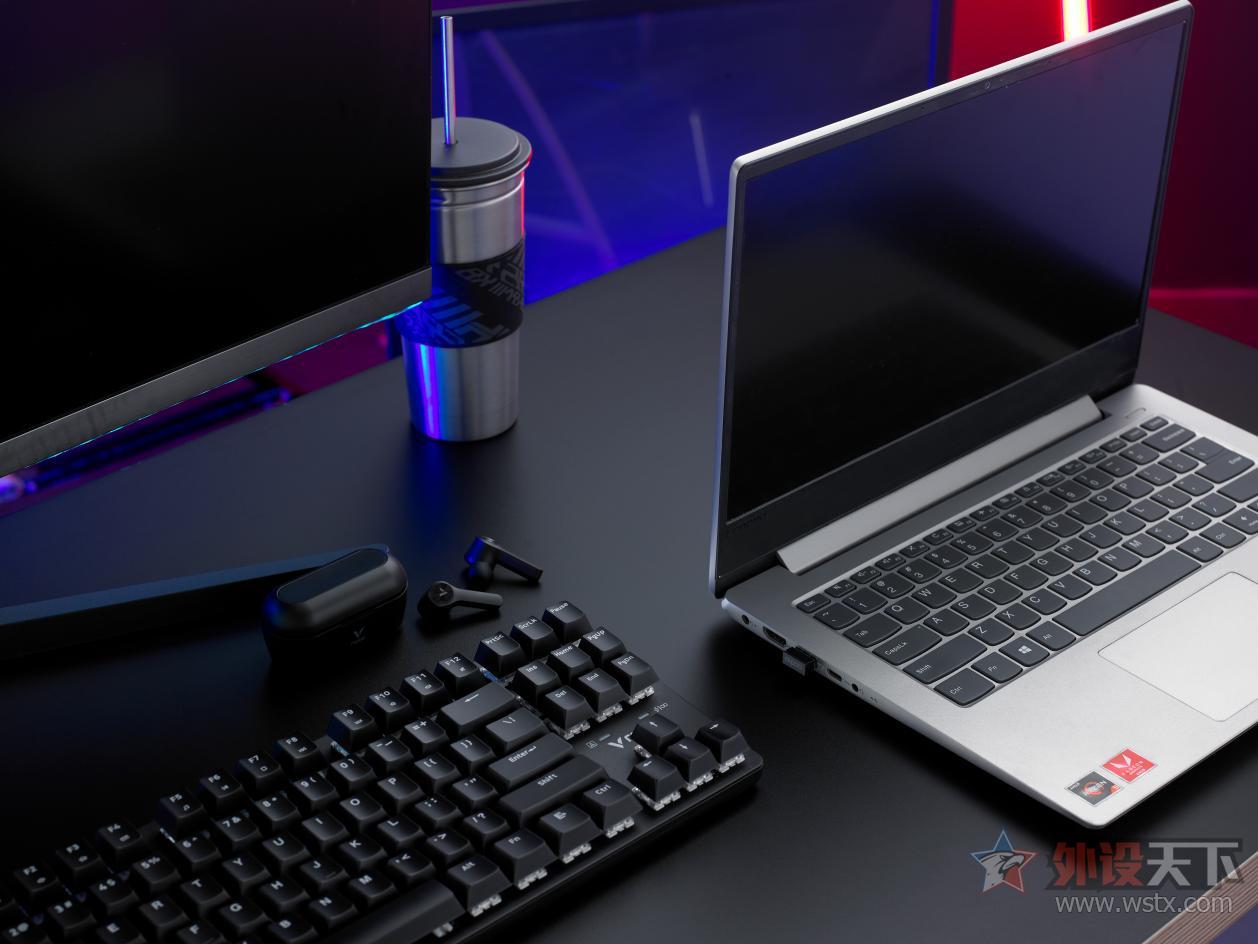 Up to 45 days of battery life, Rapoo V500PRO-87 wired and wireless gaming mechanical keyboard ...