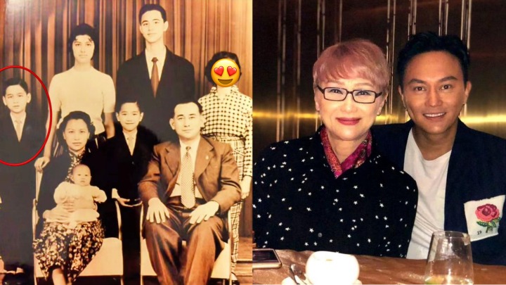 73-year-old Charlie Cao posted childhood photos, exposing high-quality ...