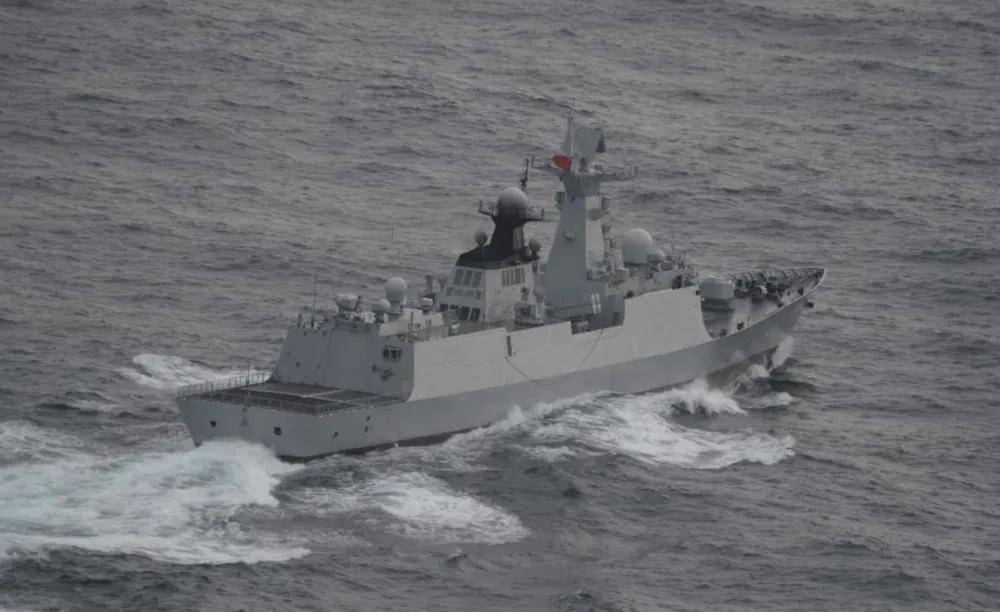 The cruise formation of the People's Liberation Army has only reached ...