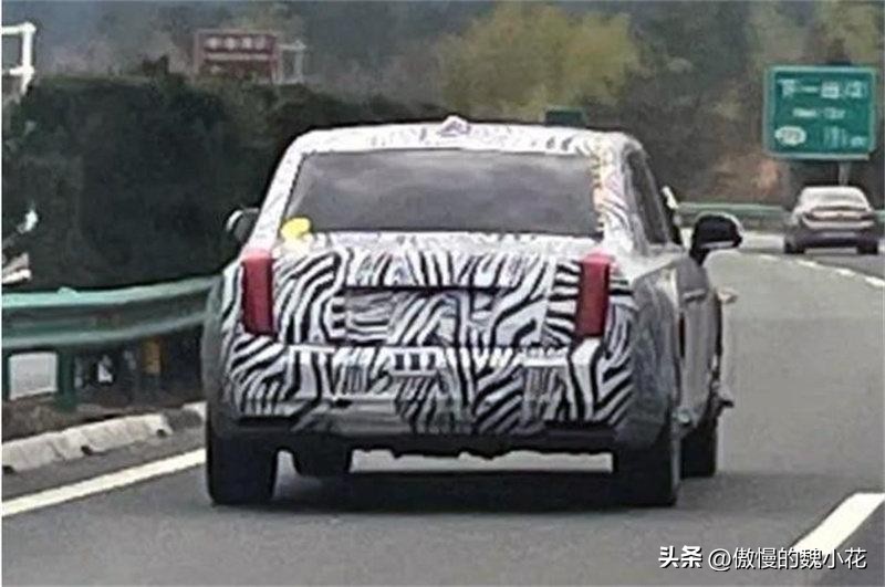 2023 "Hongqi L5" road test exposure, equipped with 6.0L V12 engine, the ...