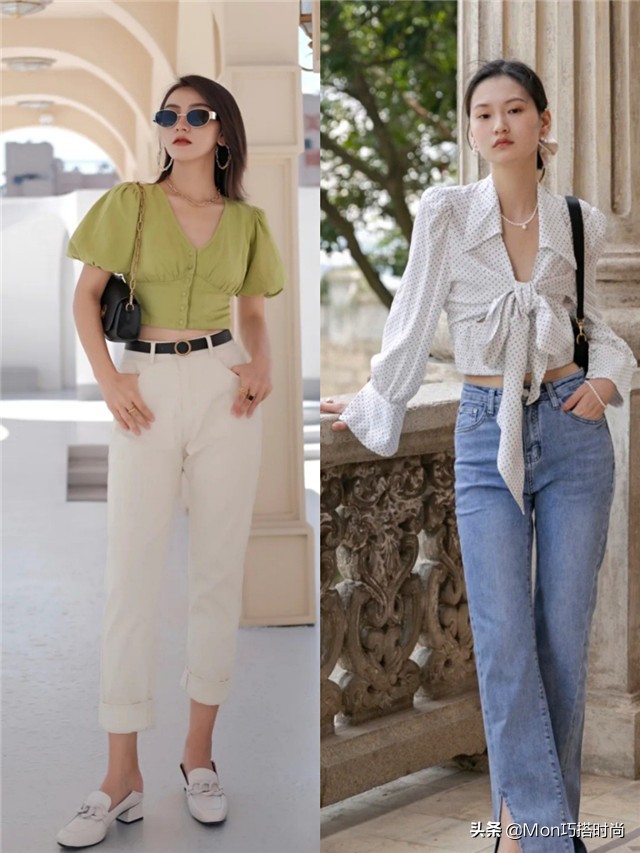 This year's tops are popular "beyond the navel but not the waist ...