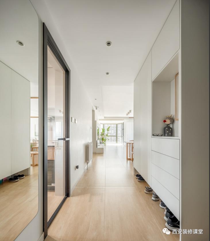 150㎡ log three-bedroom family of four, super storage can also create ...