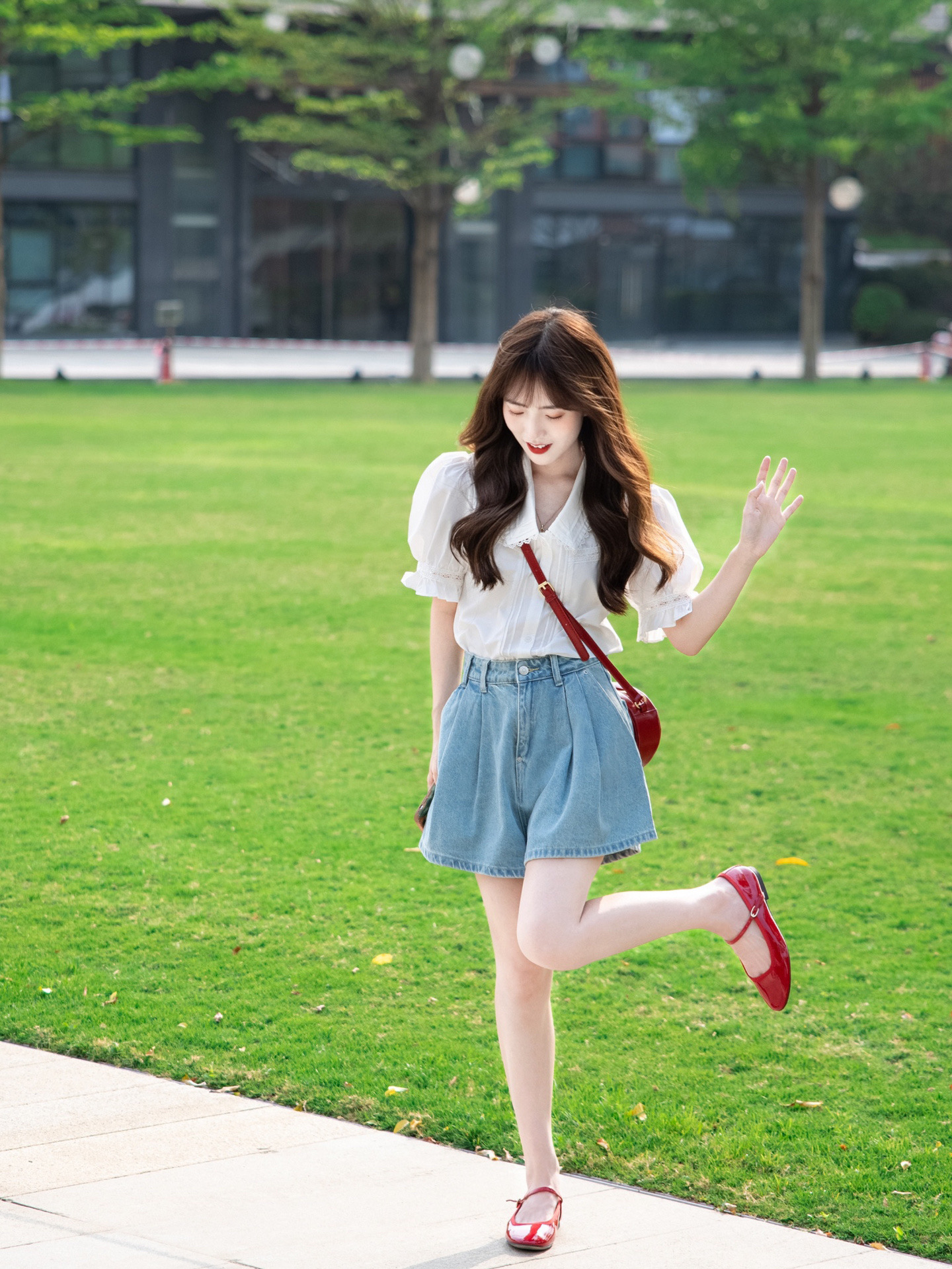 Girls with a height of about 150cm should wear it like this - iNEWS