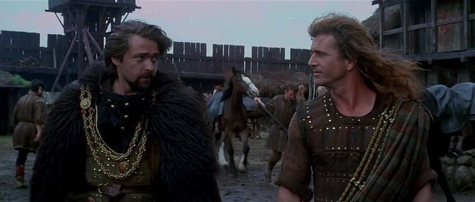 How did the movie "Braveheart" use the handling of camera positions to ...
