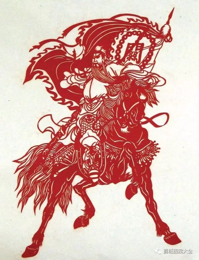 "Classic paper-cut"Wu Sheng Guan Yu - iNEWS