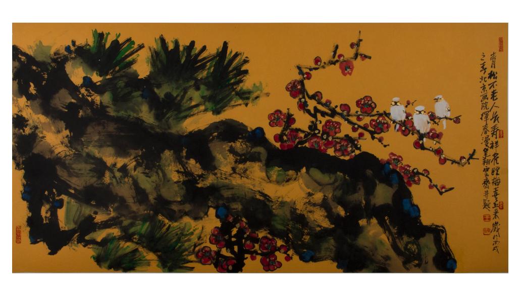 Wang Huichun: The first person in contemporary heavy color painting ...