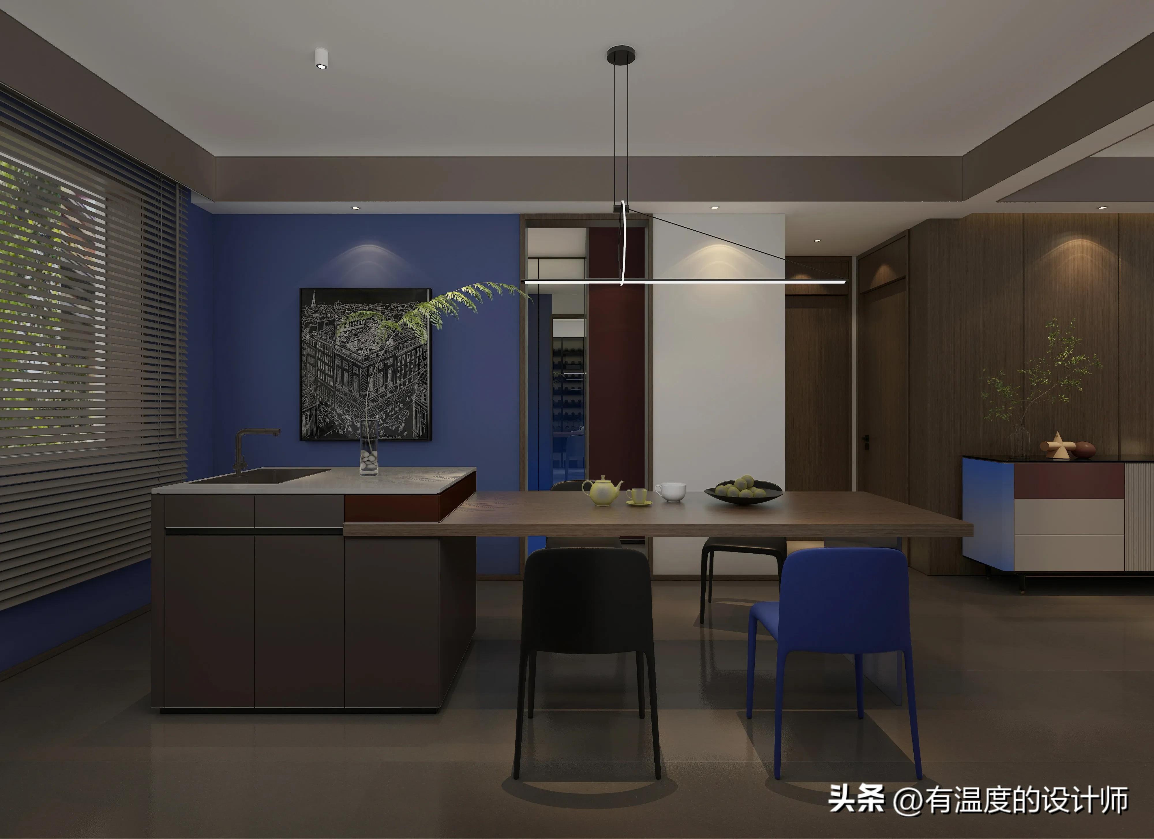 Belongs to you, the blue of the night.Decoration design instructions ...