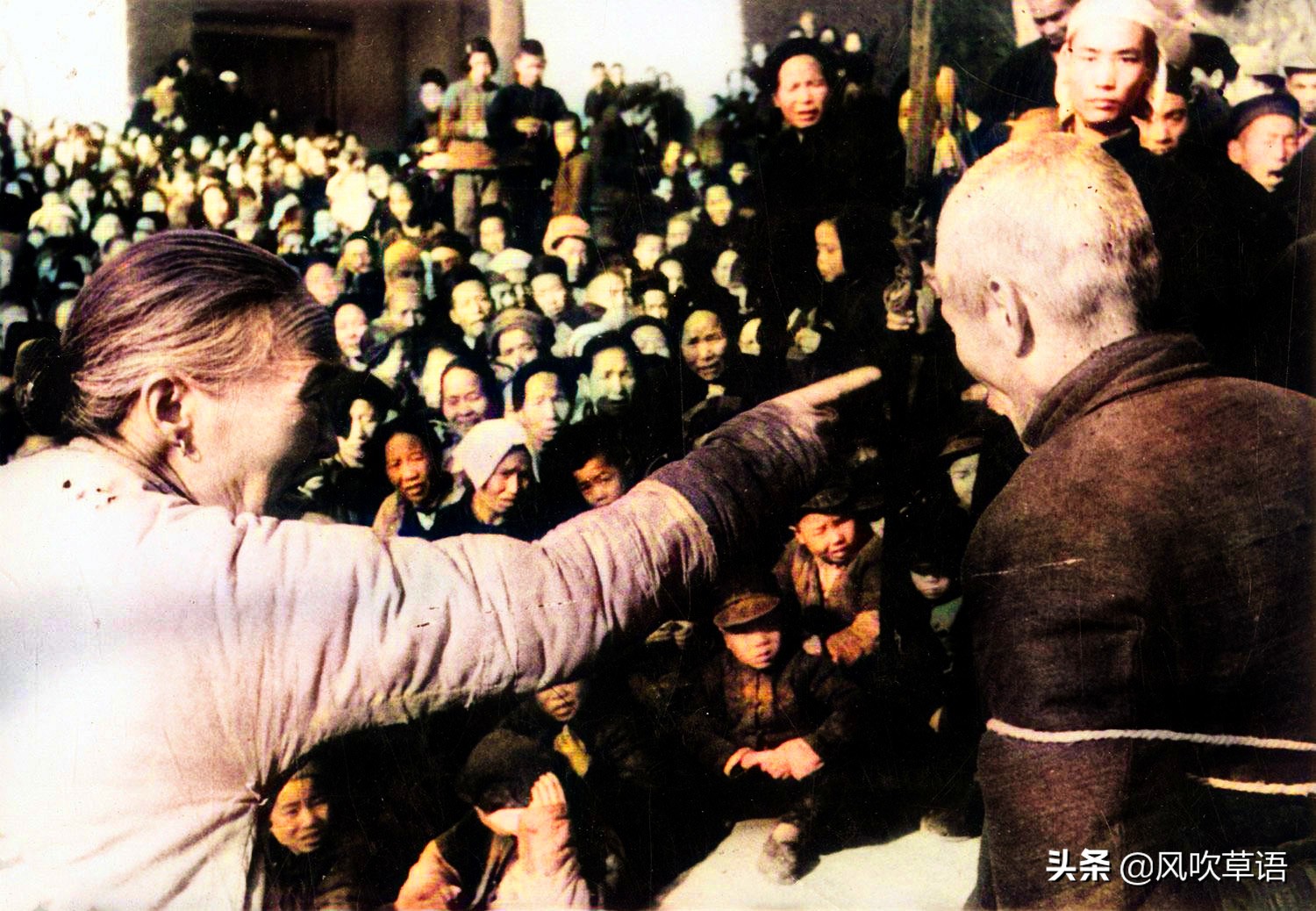 Old photos: rural images of Xi'an, Shaanxi during the land reform ...