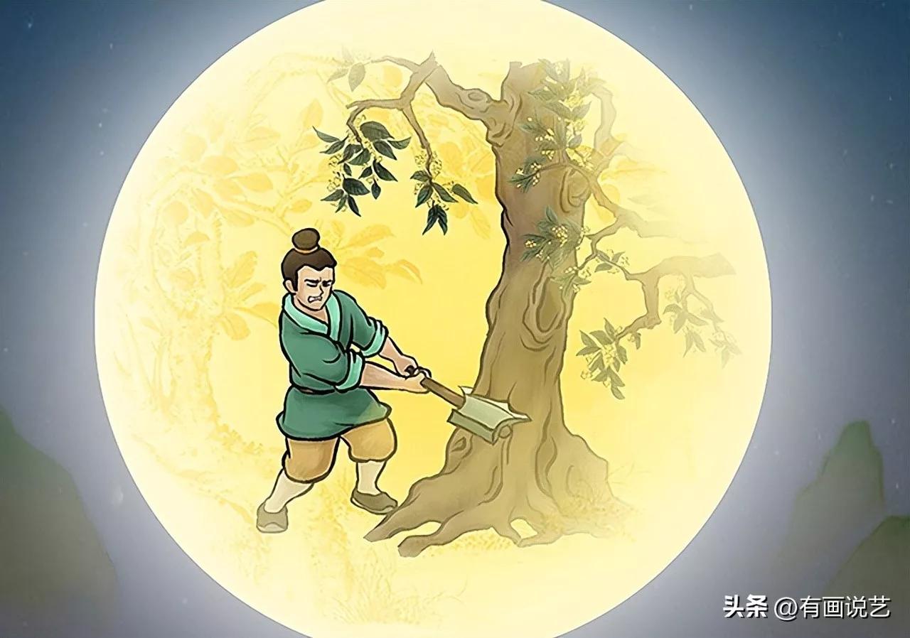 Chang'e and Wu Gang talk about going to the moon - iMedia