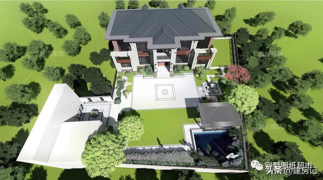 4 sets of rural villa courtyard design schemes, high-end and stylish ...