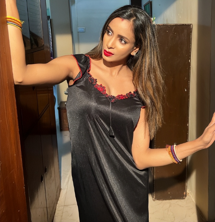 She is from India, the busty model entertainer who makes the three ...