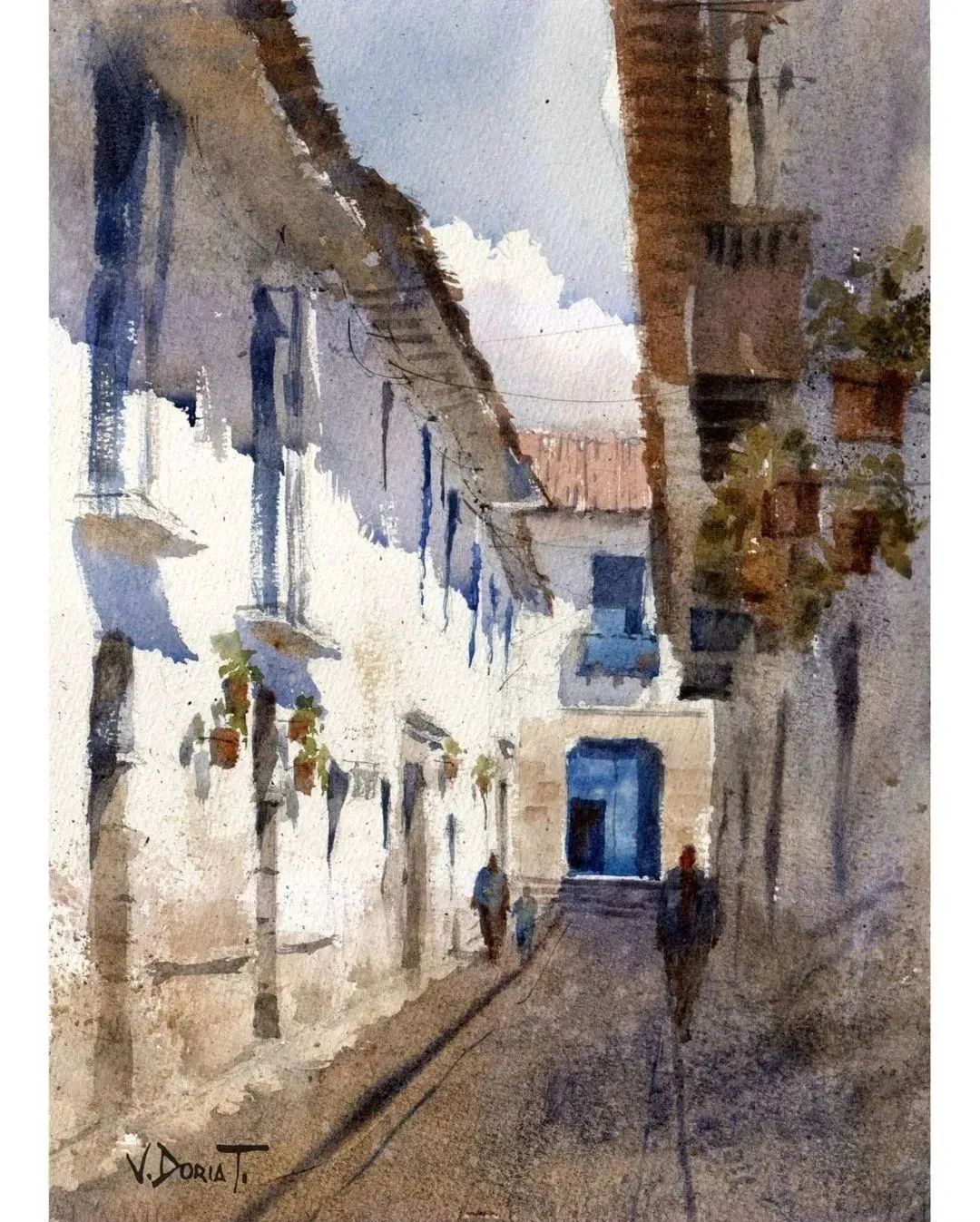 Watercolors by South American architect Victor Doria Tintaia - iNEWS