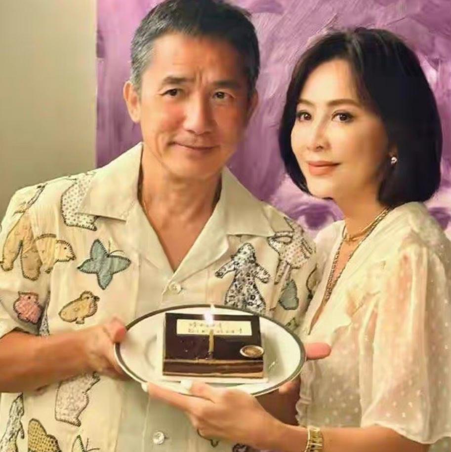 Spicy eyes! The mixed-race actress celebrates Tony Leung's birthday ...