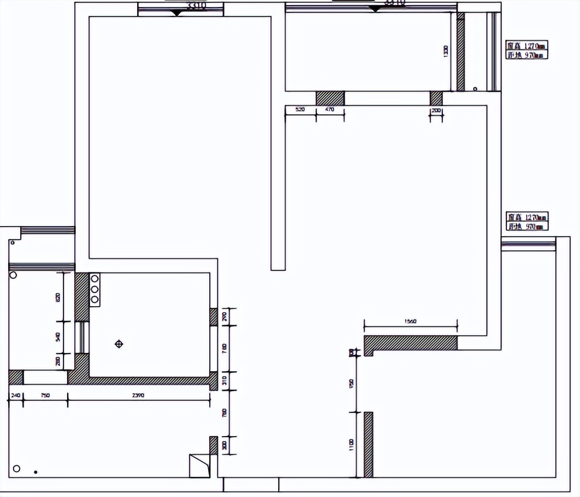 The old house on the top floor of 78 square meters was renovated, and ...