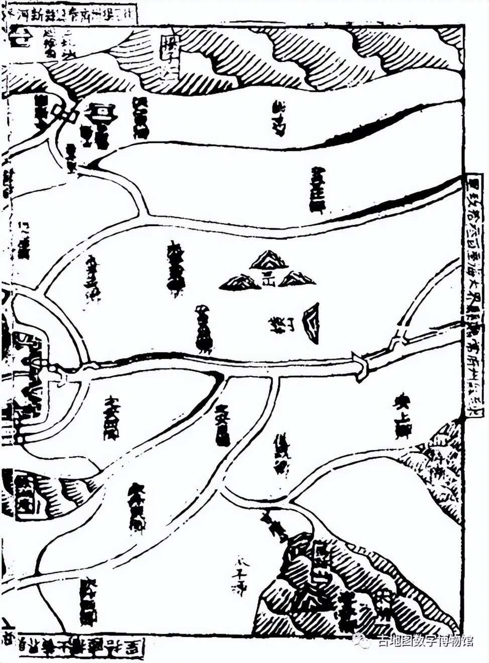 [Rare Maps] The fourth map attached to "Xianchun Rebuilt Piling Records ...