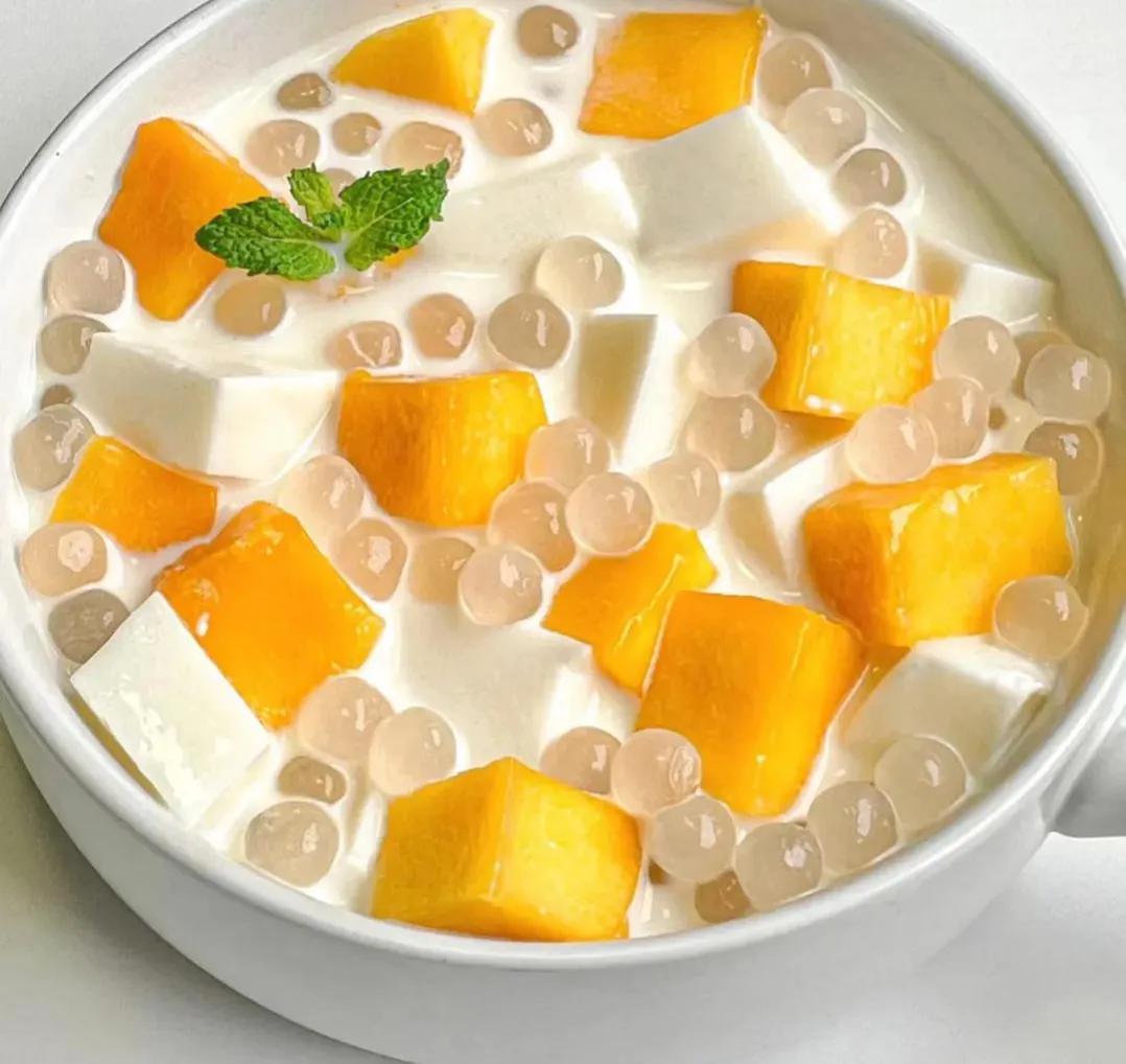 It is a dessert and a staple food! Don't know what to eat in hot summer ...