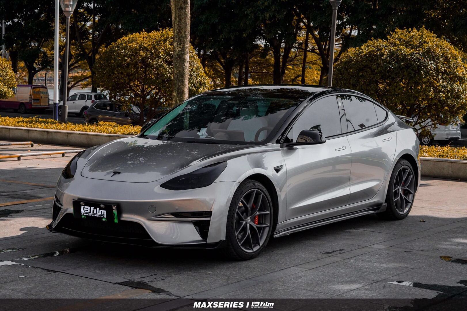 Tesla LB color changing film liquid metal aluminum mercury, mirror like ...