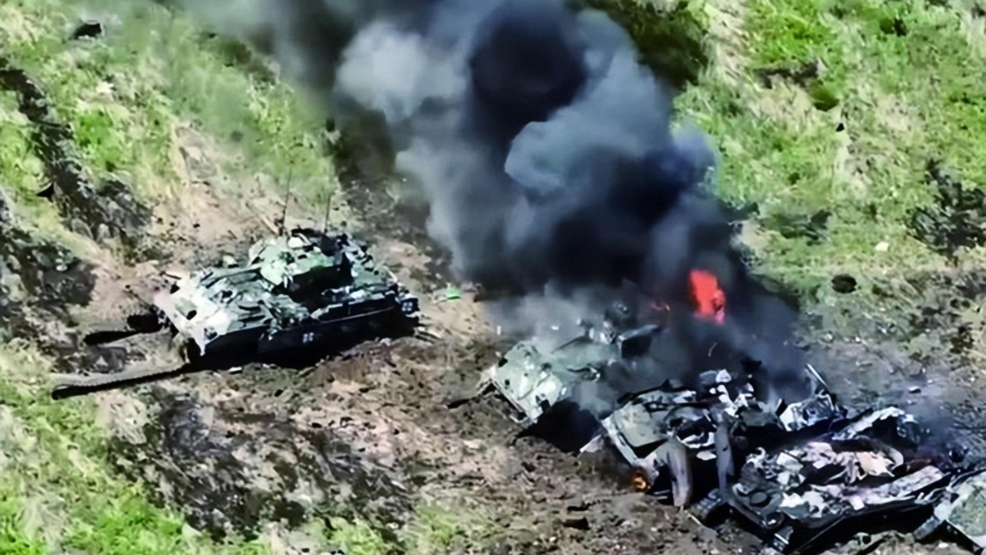 The Russian army's combat effectiveness exploded, destroying 15 Panther ...